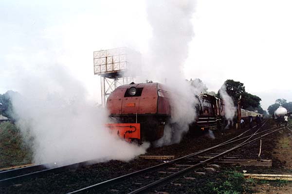 Steam in Kenya, November 2002